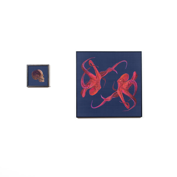 No 8. (Natural On Indigo Silk) | Boom Gallery