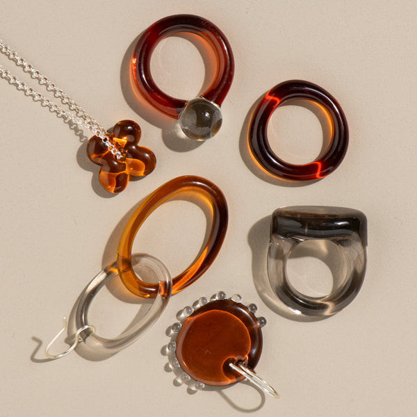 Orb Ring (amber) | Boom Gallery