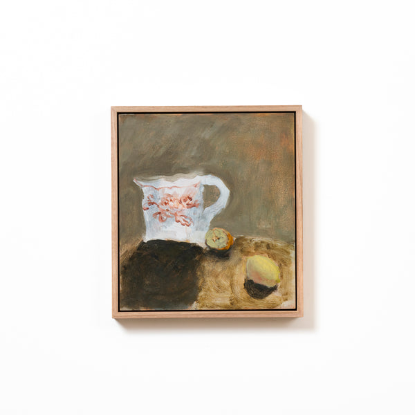 White Jug With Lemons