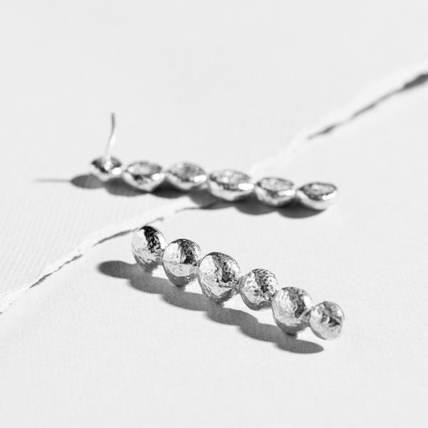 Six Drop Studs Silver | Boom Gallery