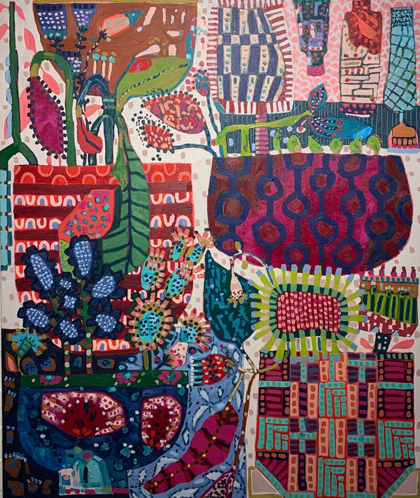 'Weekend Deck Scene' by Sarah Rowe For Sale - Boom Gallery