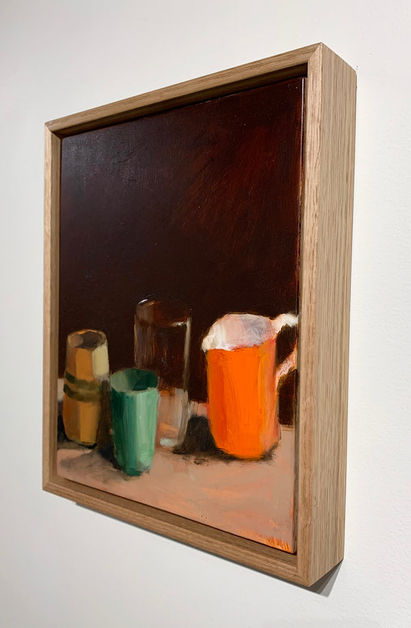 Orange Jug with Glass and Ceramics - Boom Gallery
