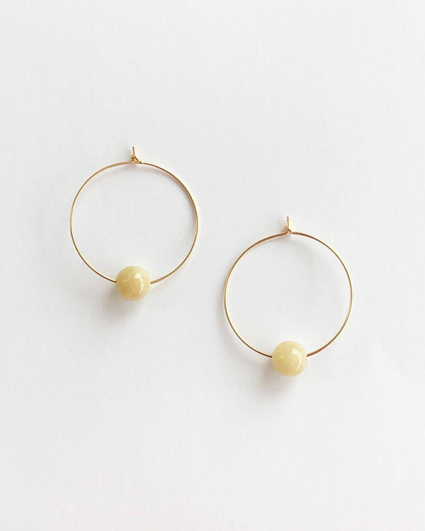 Sand Hoops (Gold) | Boom Gallery